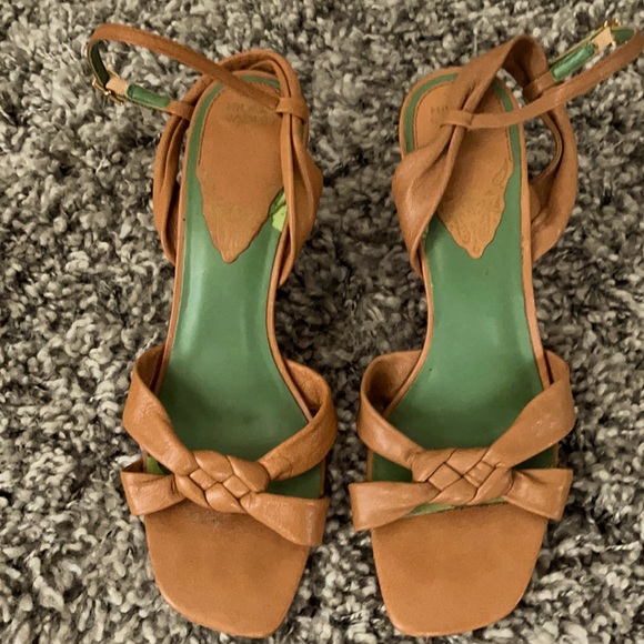 Hilary Radley | Shoes | Hilary Radley Tan Leather Zahara Wedge Sandal ...